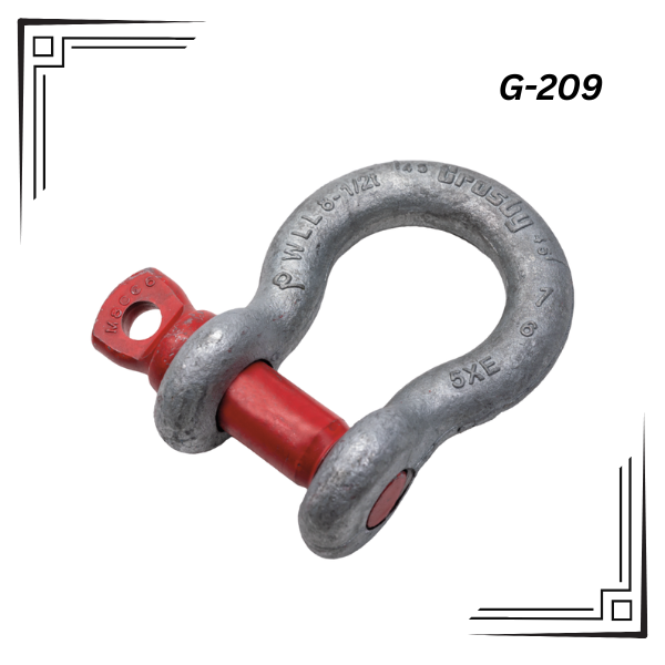 GRILLETE TIPO ANCLA CON PERNO ROSCADO – CROSBY G-209 – Safety and Lifting